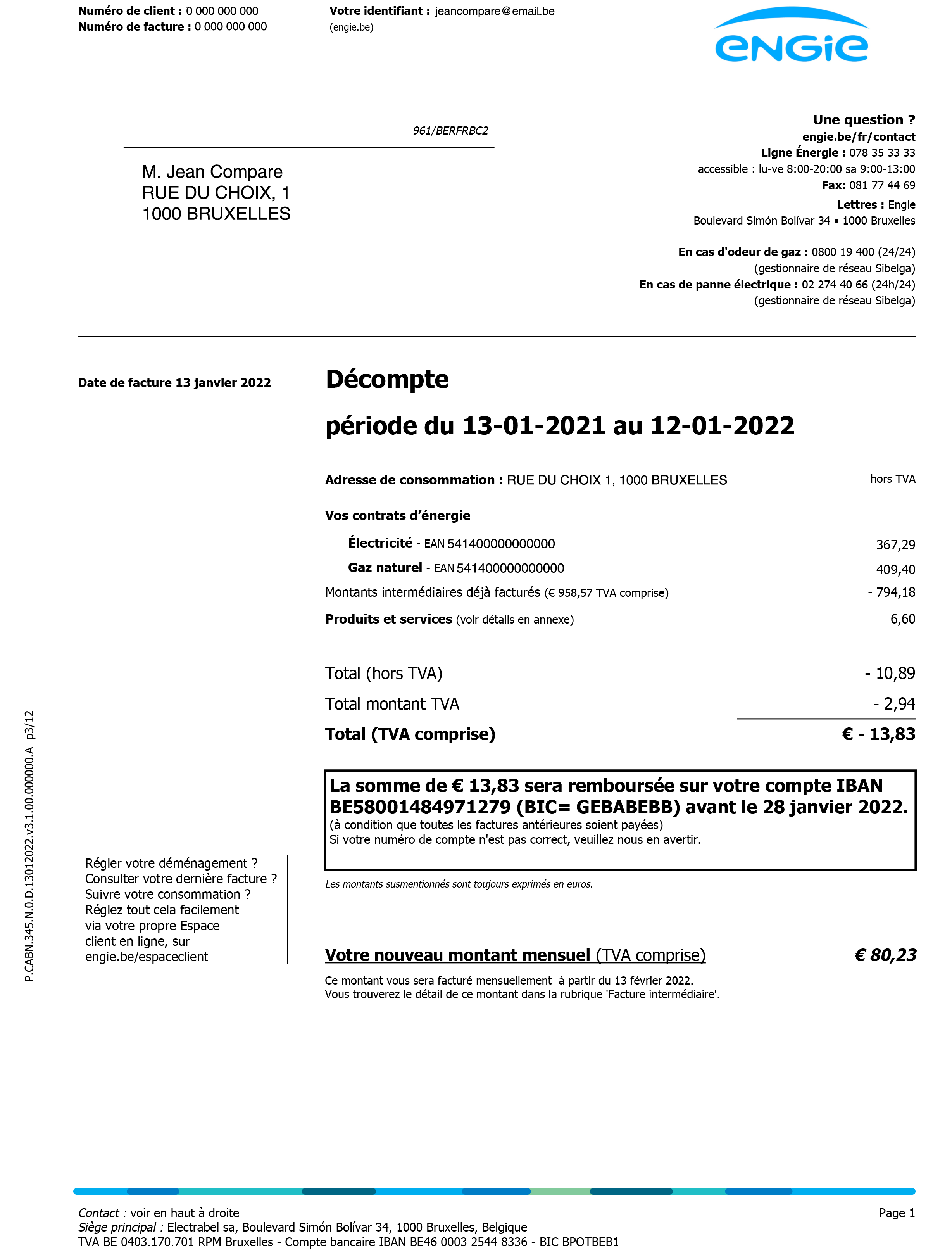 Inzicht in je Engie-factuur: alles uitgelegd | Mijnenergie.be
